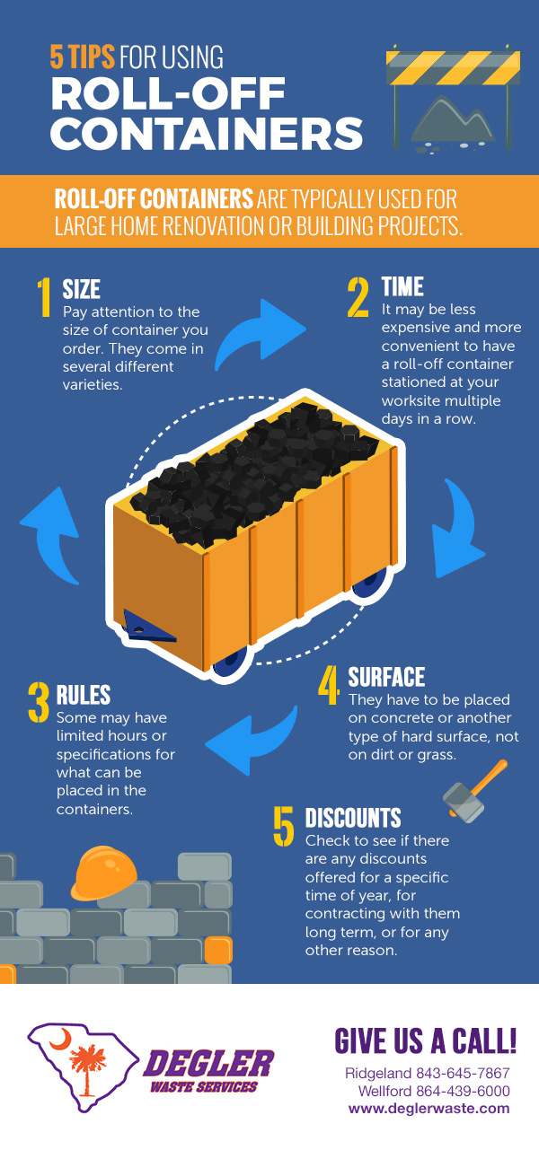 5 Tips for Using Roll-Off Containers | Degler Waste Services
